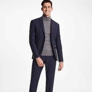 Express | Suits & Blazers | Express Men Navy Blue Extra Slim Modern ...